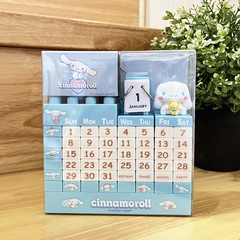 Cinnamoroll Desk Calendar Building Blocks - Made in Japan