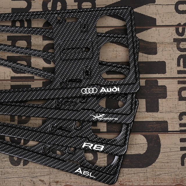 Suitable for Audi license plate frame Q5L license plate frame A4L ...