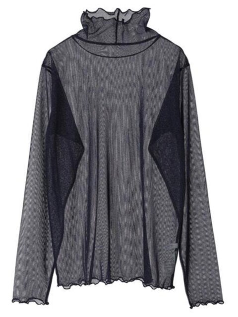 Japanese single Japanese perspective versatile bright silk thin mesh ...