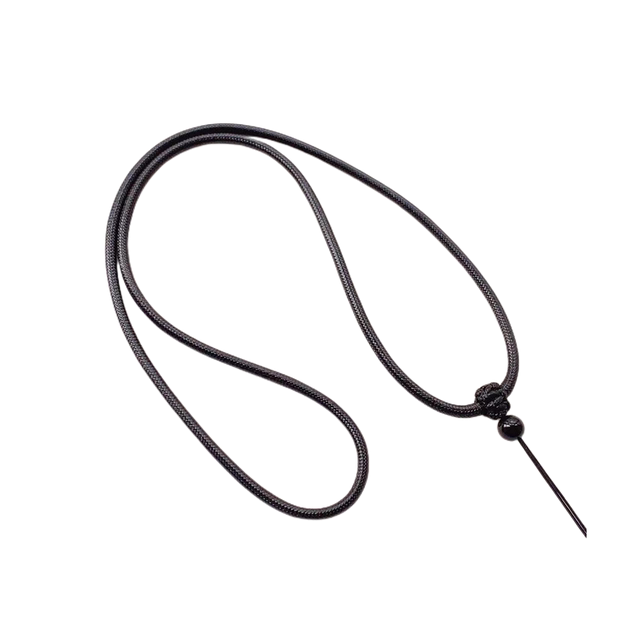 Hand-woven wax rope pendant rope pendant rope emerald jade bead beeswax ...