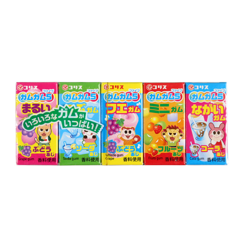 Koris Japanese Assorted Flavor Chewing Gum - 37g