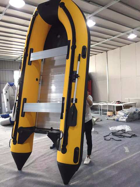Thickened assault boat 3-12 rubber boat flood-proof boat kayak aluminum ...