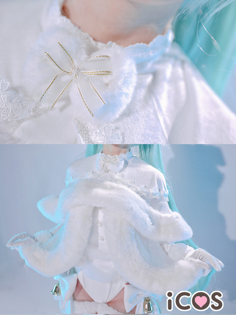Spot ICOS Hatsune cosplayer pure white Christmas miku candy cake ...