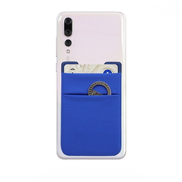 New Lycab mobile phone back sticker card sleeve double -layer card bag ...