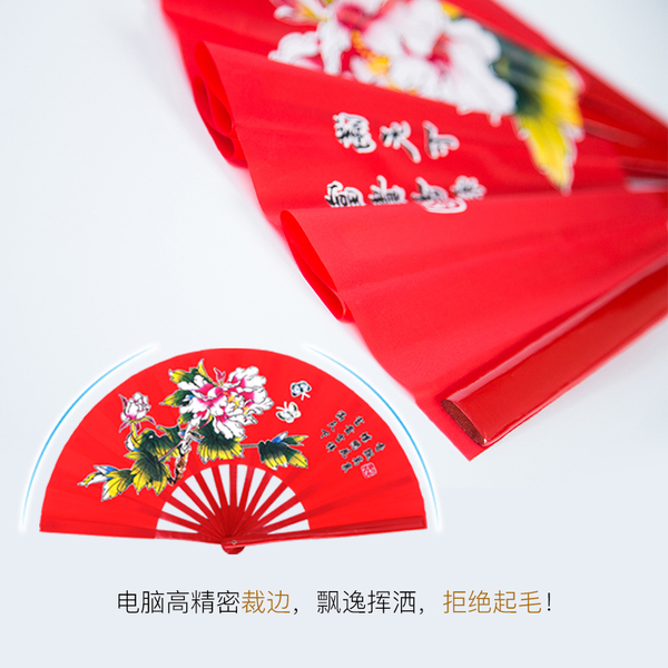 Tai Chi Kung Fu Fan - Dragon And Phoenix Bamboo Bone Chinese Wind Fan ...