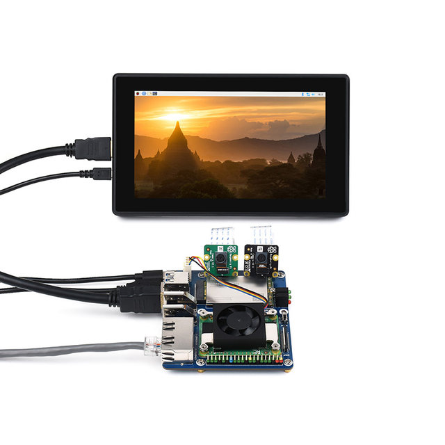 Weixue Raspberry Pi CM4 core board backplane IoT module dual Gigabit ...