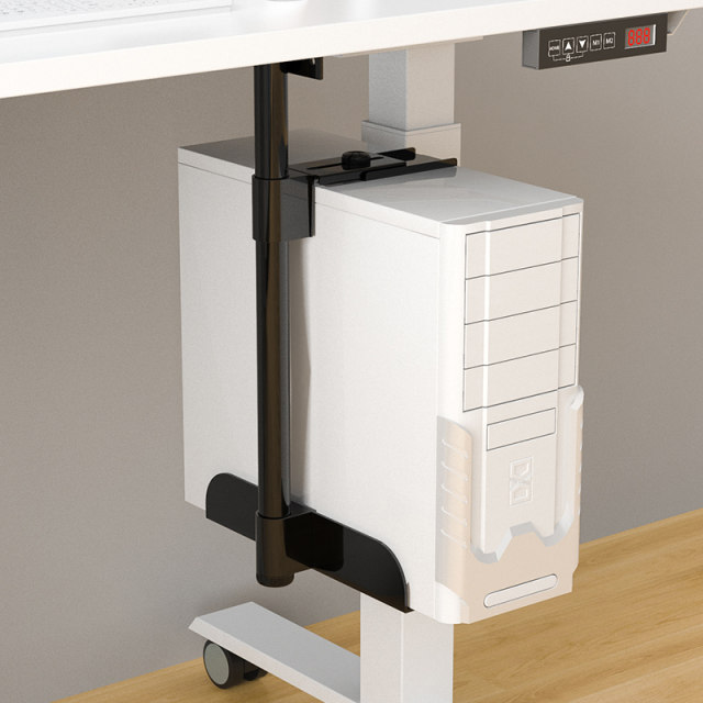 Desktop computer host stand suspension desk under the wall -mounted ...