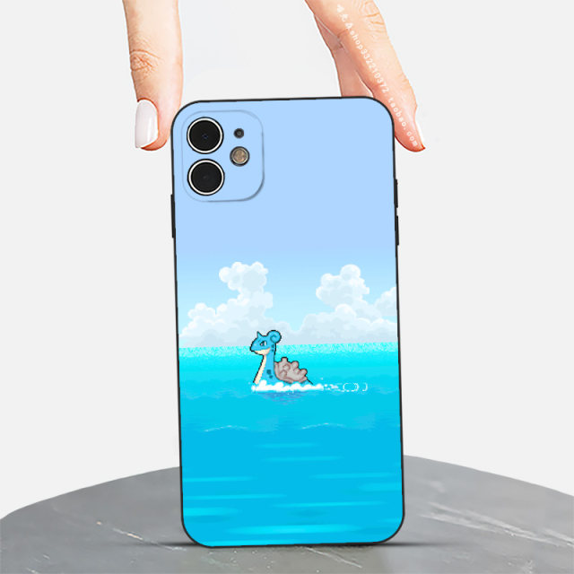 Laplace pixel style Pokémon mobile phone case suitable for iPhone 11/12 ...