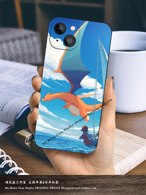 Spitfire Dragon Xiaozhi Survita Pokémon mobile phone case is suitable ...