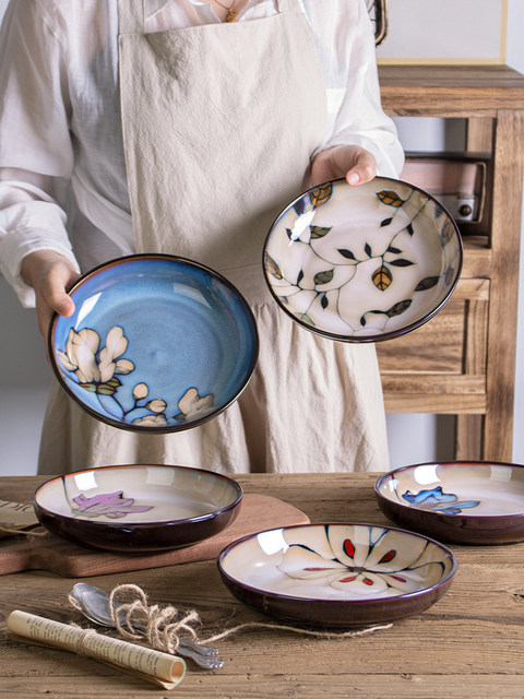 INS-style good-looking plates, creative ceramic tableware, household ...