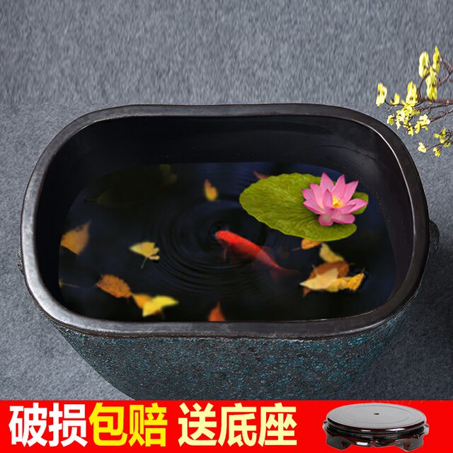 Ceramic ornaments home medium rectangular water tank living room ...