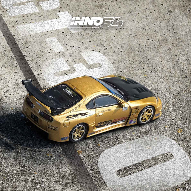 INNO 1:64 Toyota Speedmaster SUPRA (A80) TOP SECRET GT300 Simulated Car ...