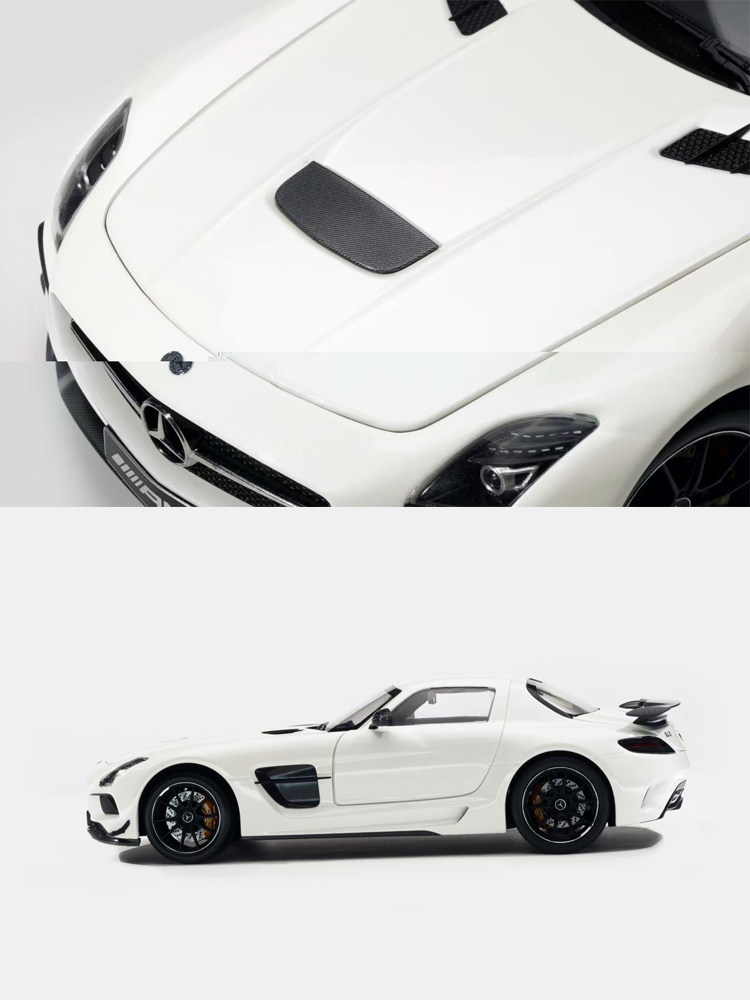 Mercedes-Benz SLS car model 2021 Minichamps mini cut 1:18 simulation ...