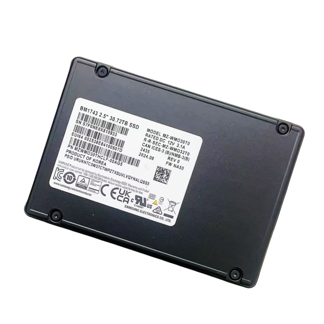 三星 BM1743 30.72T U2企业级固态硬盘 PCIE4.0X4 ssd 30T大容量-淘宝网