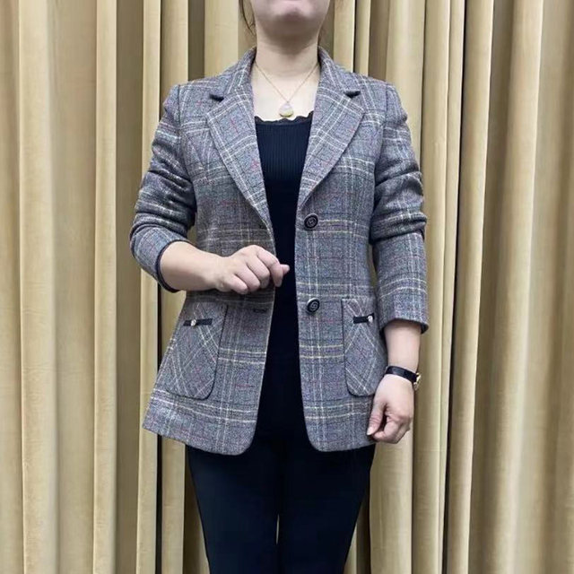 Small blazer women's 2021 new mother's wear spring and autumn ...