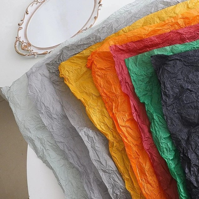 Korean pear paper hand-kneaded paper diy gift lining paper kindergarten ...