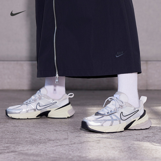 Nike Women's Shoes V2KRUN retro running shoes cushioning and breathable ...