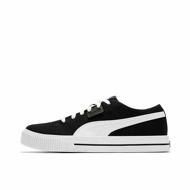 PUMA Puma canvas shoes men's shoes women's shoes summer new black and ...