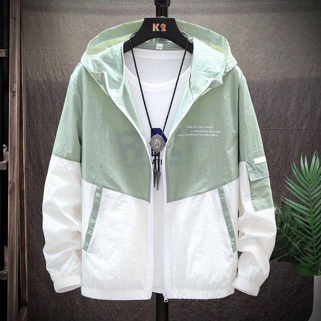 Sunscreen clothing men's summer thin jacket jacket light skin shirt ...