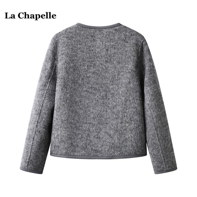 La Chall/Lachapelle Winter New Little Fragrance Breeze Gray Short Set ...