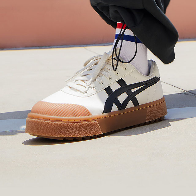 ASICS casual shoes COURTTRAIL couple retro fashion thick-soled sneakers ...