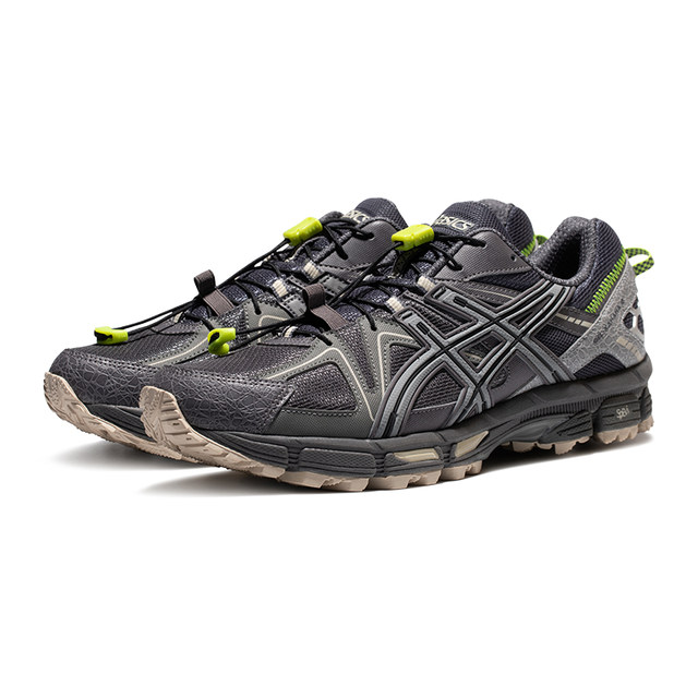 ASICS men's running shoes GEL-KAHANA8 outdoor retro dark gray sports ...
