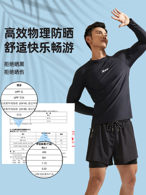 Step Swimsuit Men's New Awick Swim Symbol Sunny Sleeping Long Sleeve ...