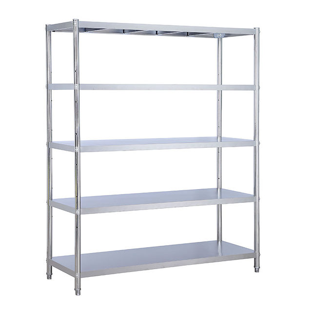 Stainless steel household shelves, storage racks, utility racks, floor ...