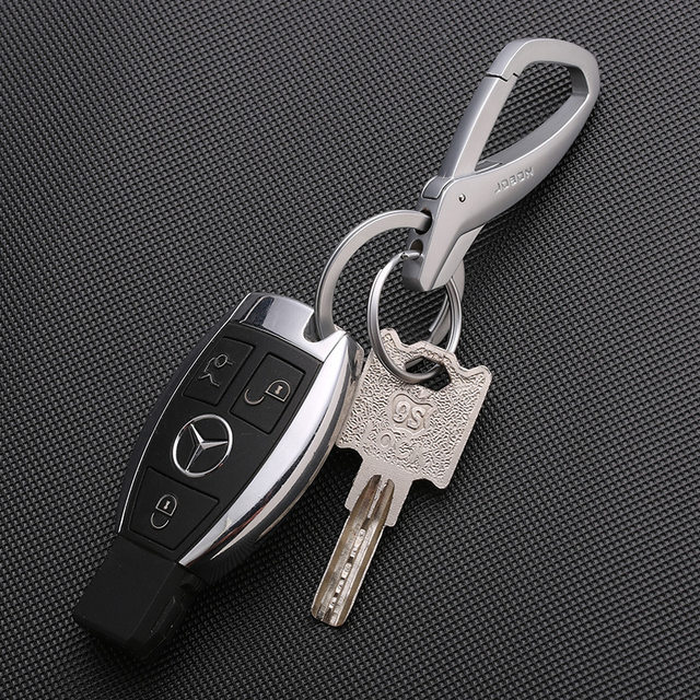 China Key Chain New Simple Creative Car Keys Waist Hanging Double Ring ...
