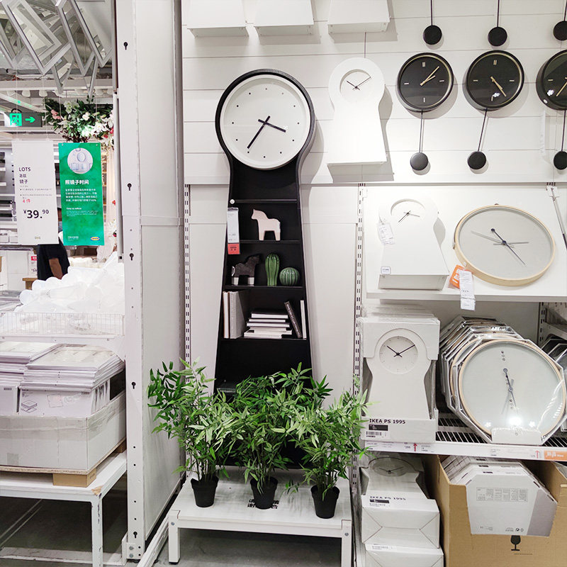 Ikea Genuine Pan Duo Home European Floor Clock | Fashion Simple Style ...