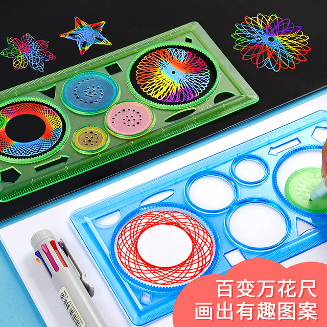 Ruler primary school students multi-functional ten thousand flower ...