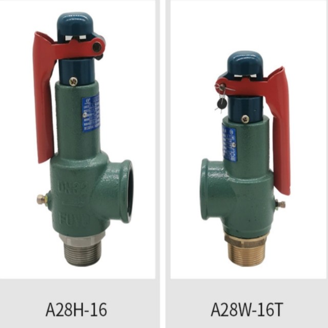 Fuyu spring full-open safety valve gas tank safety valve steam boiler safety relief valve A28H-16