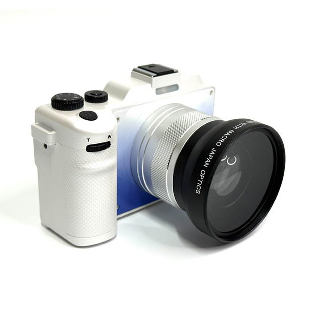4K high-definition digital camera with front and rear dual-lens micro ...