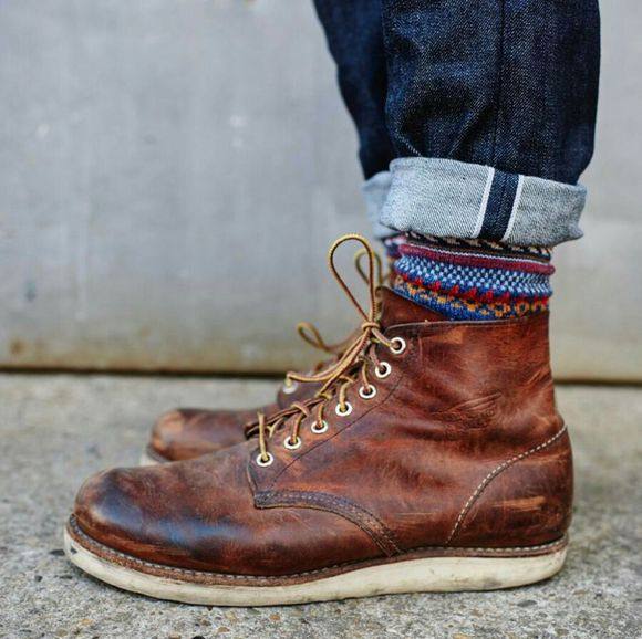 Mix American authentic redwing9111 red wing tooling boots Kimura Takuya ...