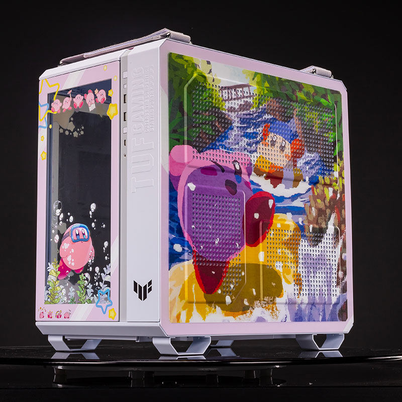 Chassi de computador desktop asus tuf gt502 full tower com painel ...