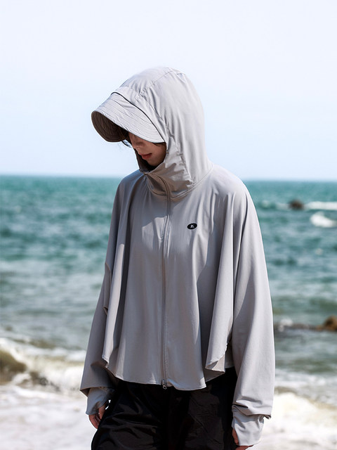 Outdoor sun protection cape ice silk sun protection clothes for women ...