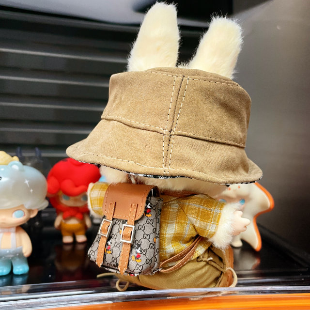 Labubu 17cm sitting party popmart autumn Labubu baby clothes v2 sitting ...