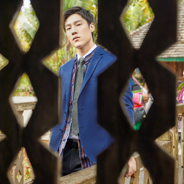 Youngor men's suits spring new official business casual wool linen ...