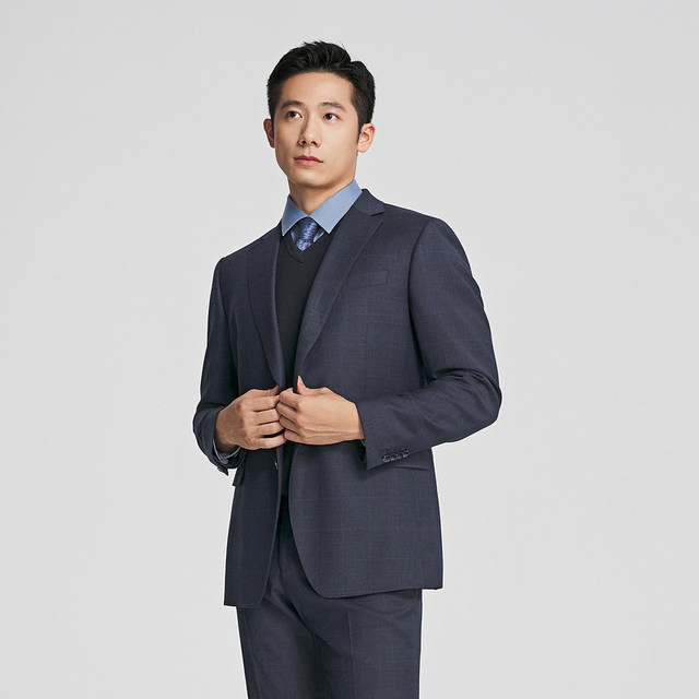 Youngor men's suit autumn and winter new official business casual wool ...