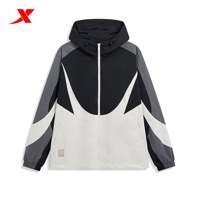 Xtep Double Layer Windbreaker Jacket Men's 2024 Spring Warm Windproof ...