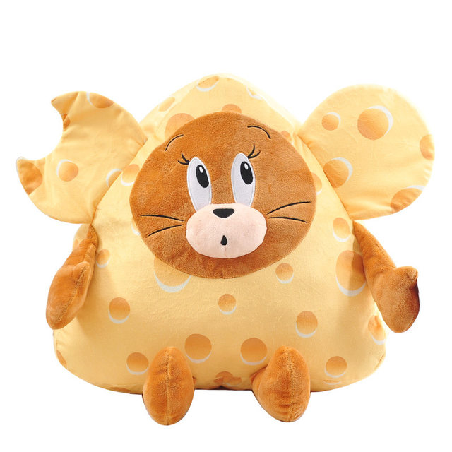 Genuine Tom and Jerry Cheese Cheese Plush Doll Sleeping Pillow Tom Cat ...
