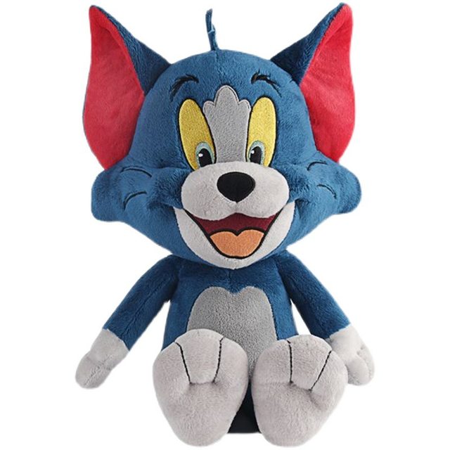 Genuine cat and mouse doll plush toy Tom cat Jerry mouse cute doll ...
