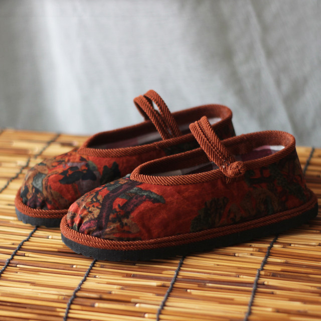 Cloth shoes women's 2024 new cloth shoes women's ethnic style shallow ...