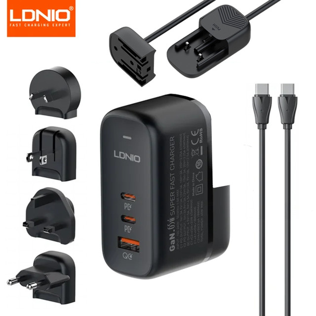 Ldnio 65Wpd Fast Charging European Standard Uk Plug Charger Fast ...