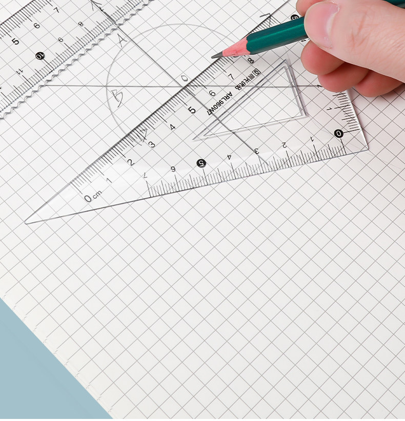 Multifunctional ruler - Anti-adhesive ruler [set of 4] | M&g