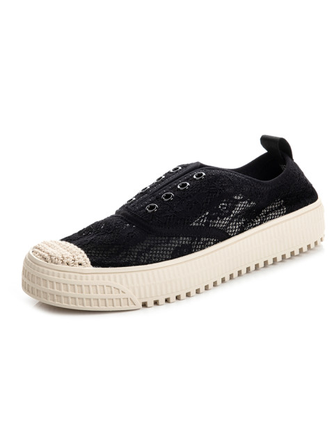 Ccvv Fisherman Shoes Women's 2025 Summer New Lace Mesh Flat Bottom ...