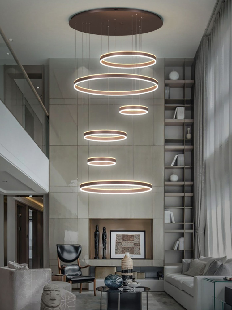 Kingstar 6-Light Modern LED Chandelier - Stepless Dimming Living Room ...