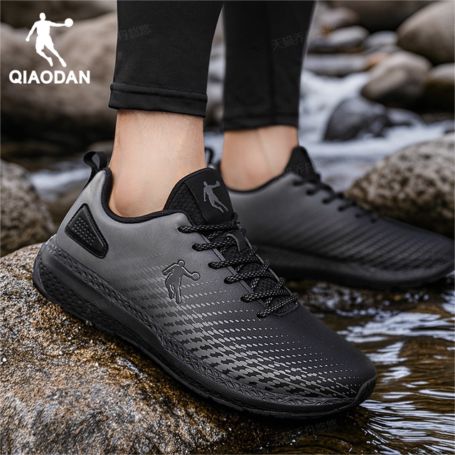 Jordan men's shoes for spring new leather waterproof running shoes ...