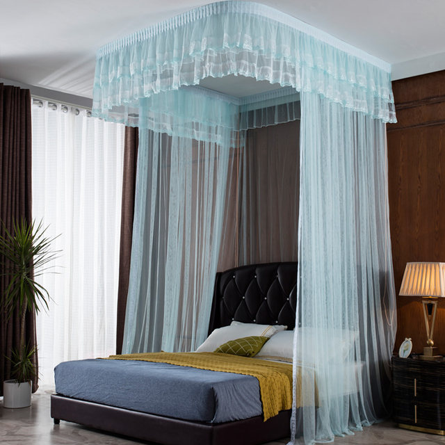 Mosquito net ceiling ceiling guide rail household 1.5m 1.8m ...