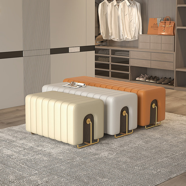 Bedside stool, bedroom bedside clothes rack, light luxury, high-end ...